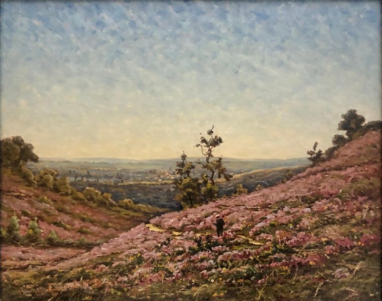 Jean-Louis Verdier | Paysage aux bruyères (1904) | MutualArt