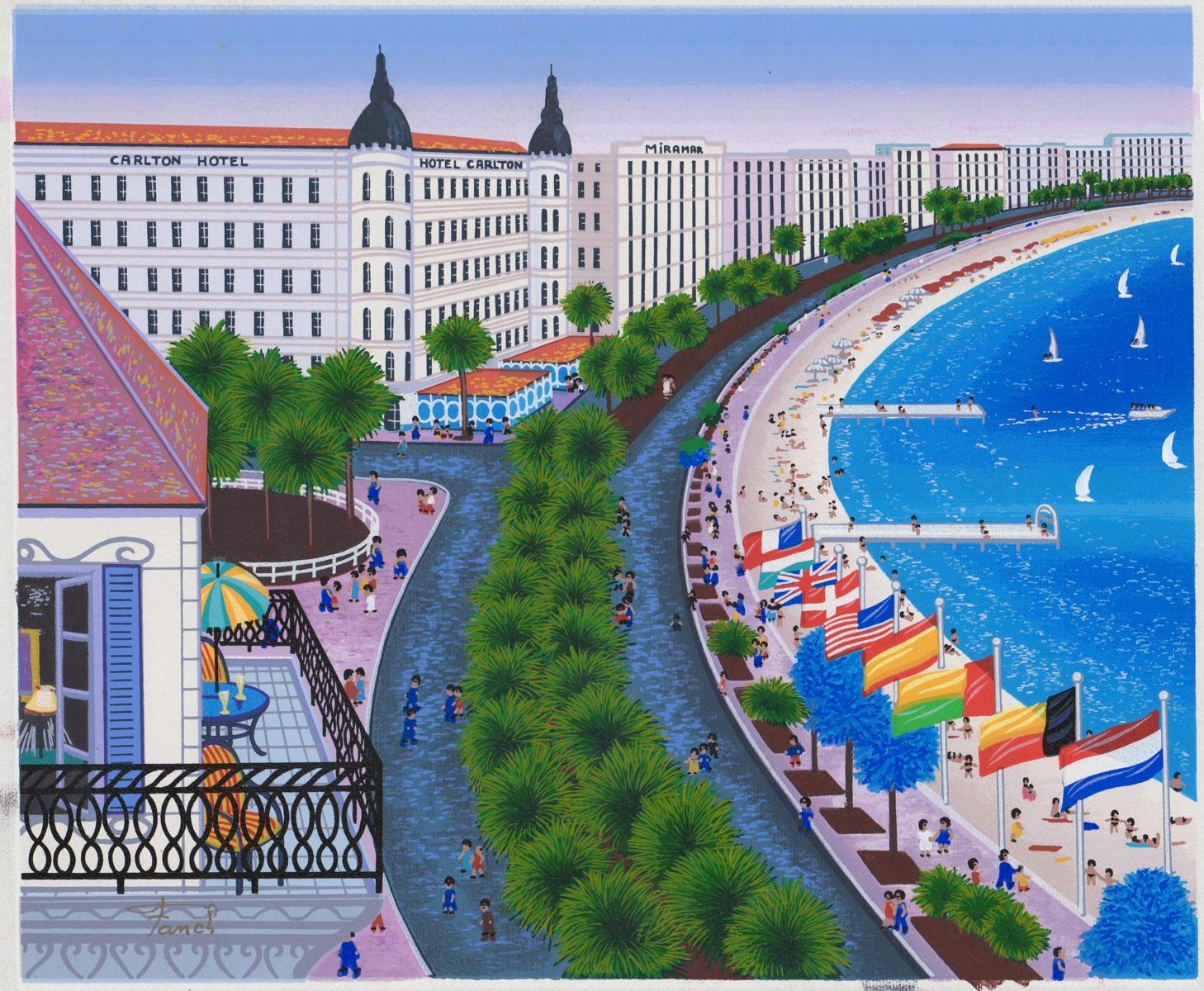 Fanch Ledan | Ocean Beach View Scene | MutualArt