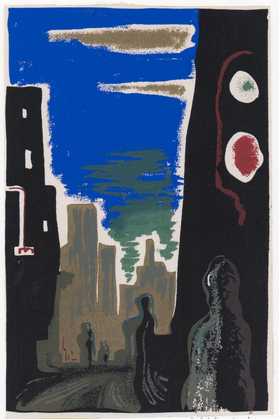 Anthony Velonis | Cityscape (1941) | MutualArt