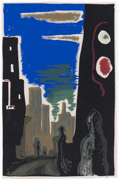 Anthony Velonis | Cityscape (1941) | MutualArt