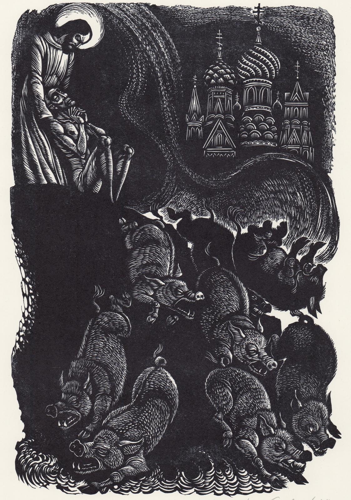Fritz Eichenberg | The Possessed | MutualArt