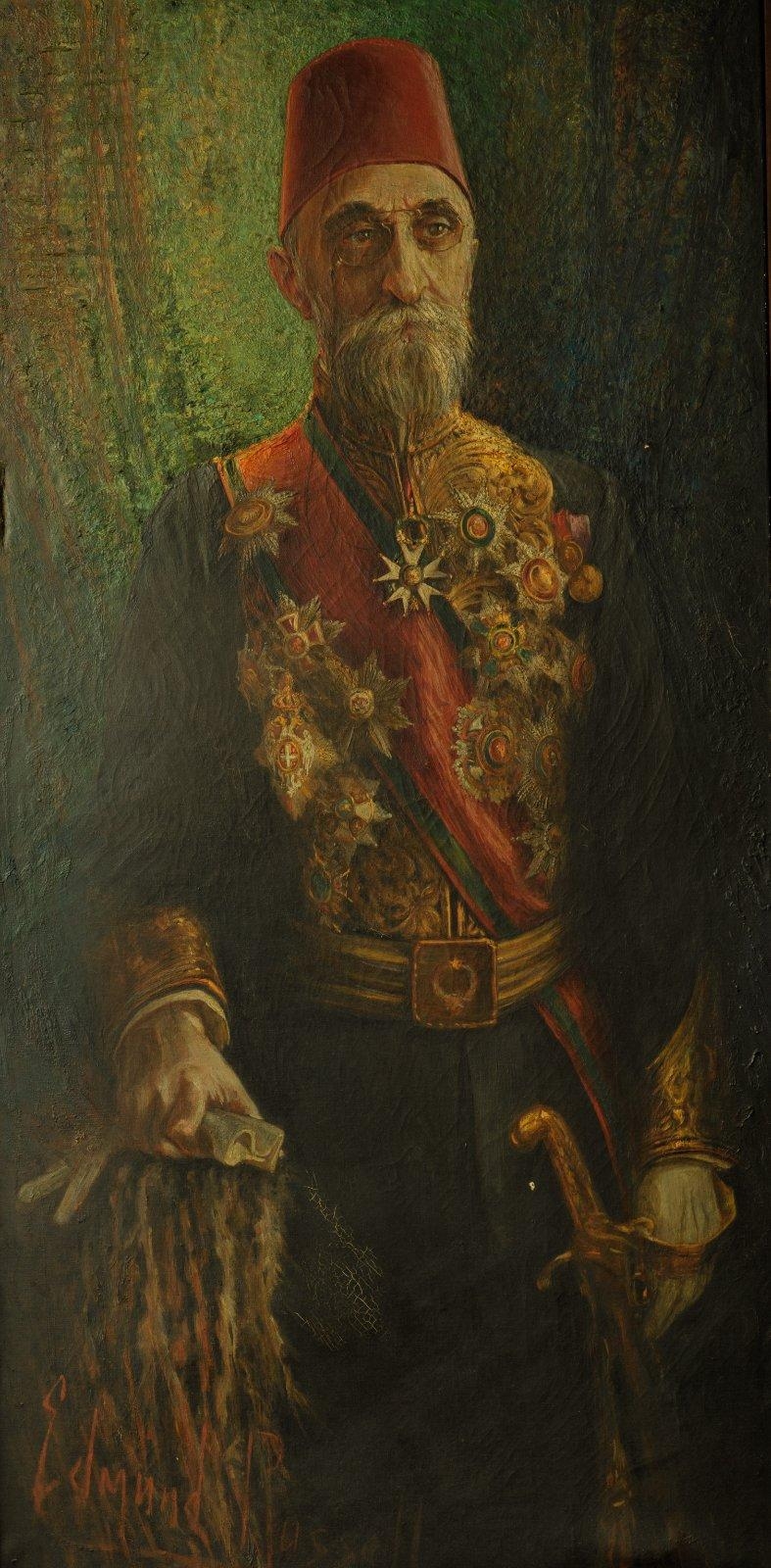 Ottoman School, 19th Century | Portrait of a dignitary in full dress ...