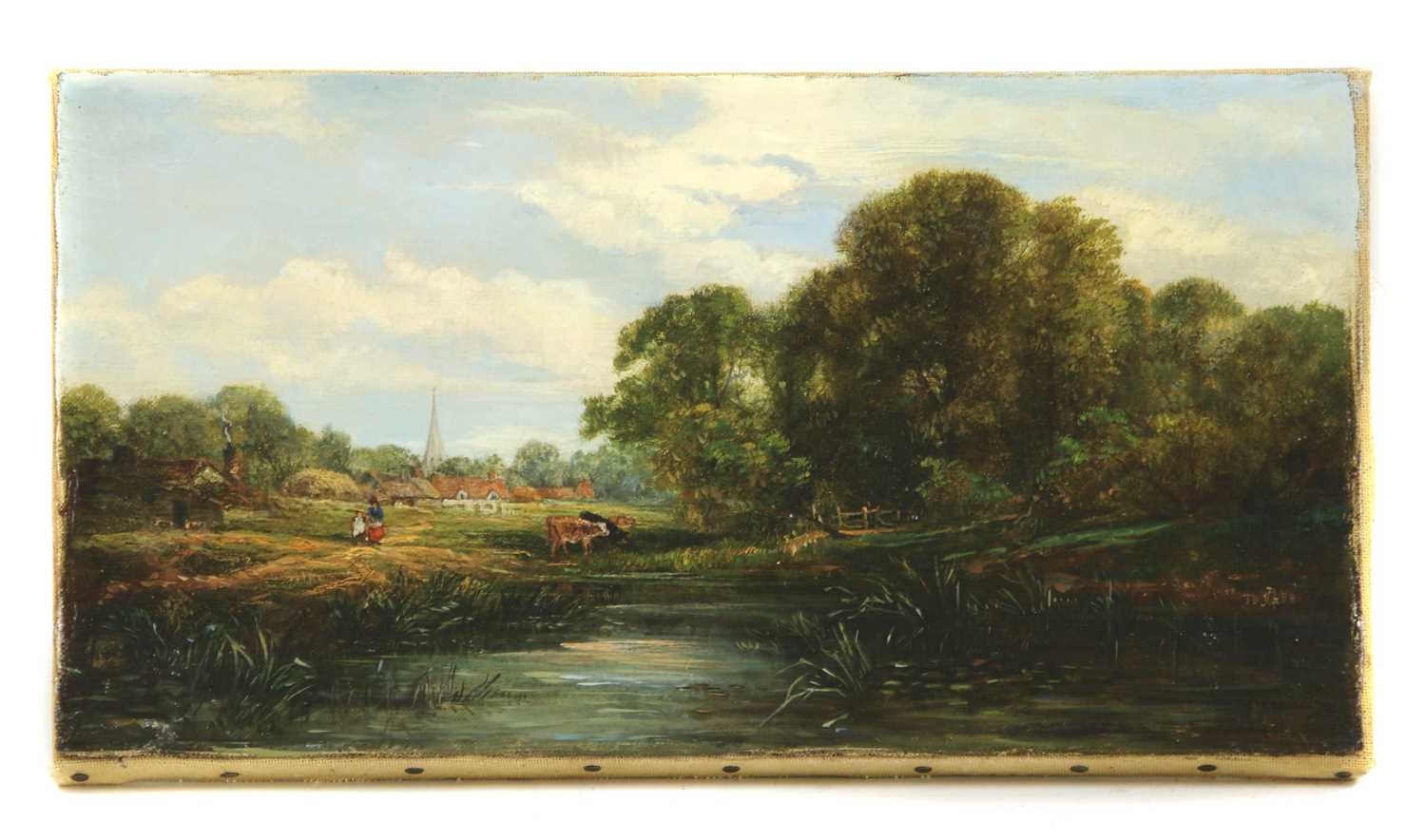 J. G. Atkinson | On the bank at Apperton | MutualArt