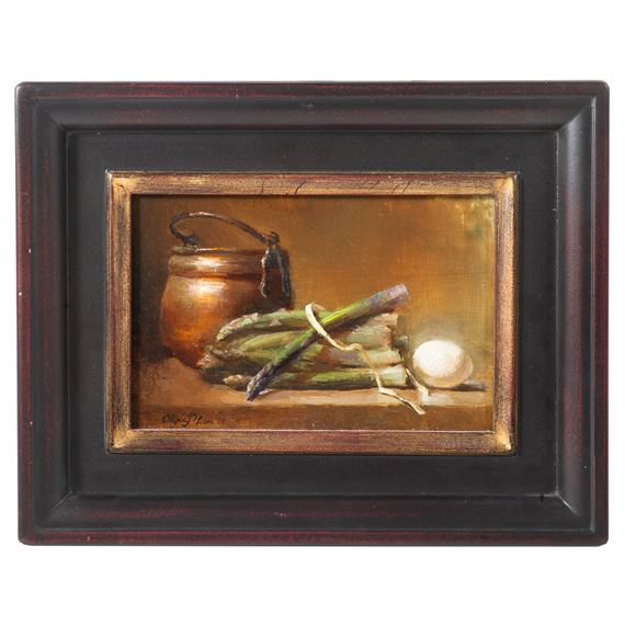 Olga Plam | Asparagus and Egg (2004) | MutualArt