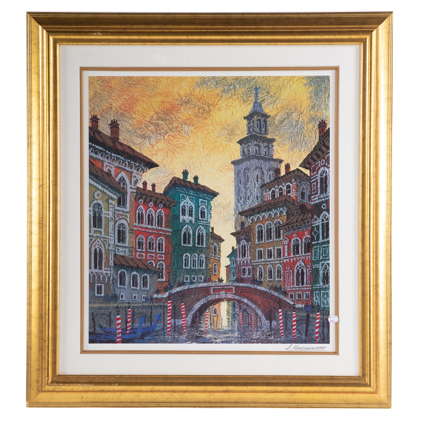 Anatole Krasnyansky | Venice, Yellow Sunset | MutualArt
