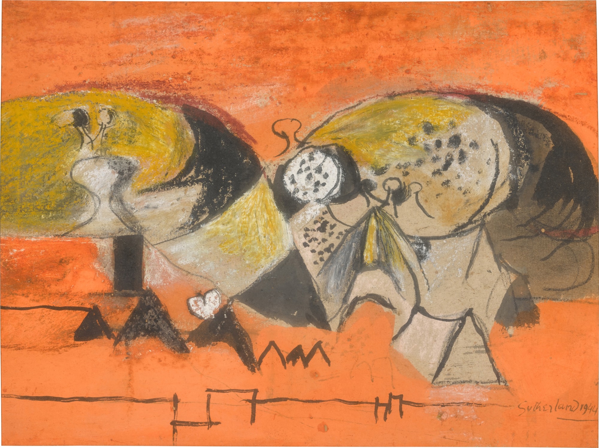 Graham Sutherland | Landscape with rocks | MutualArt