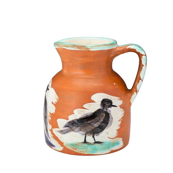 Pablo Picasso | PITCHER WITH BIRDS (1962) | MutualArt