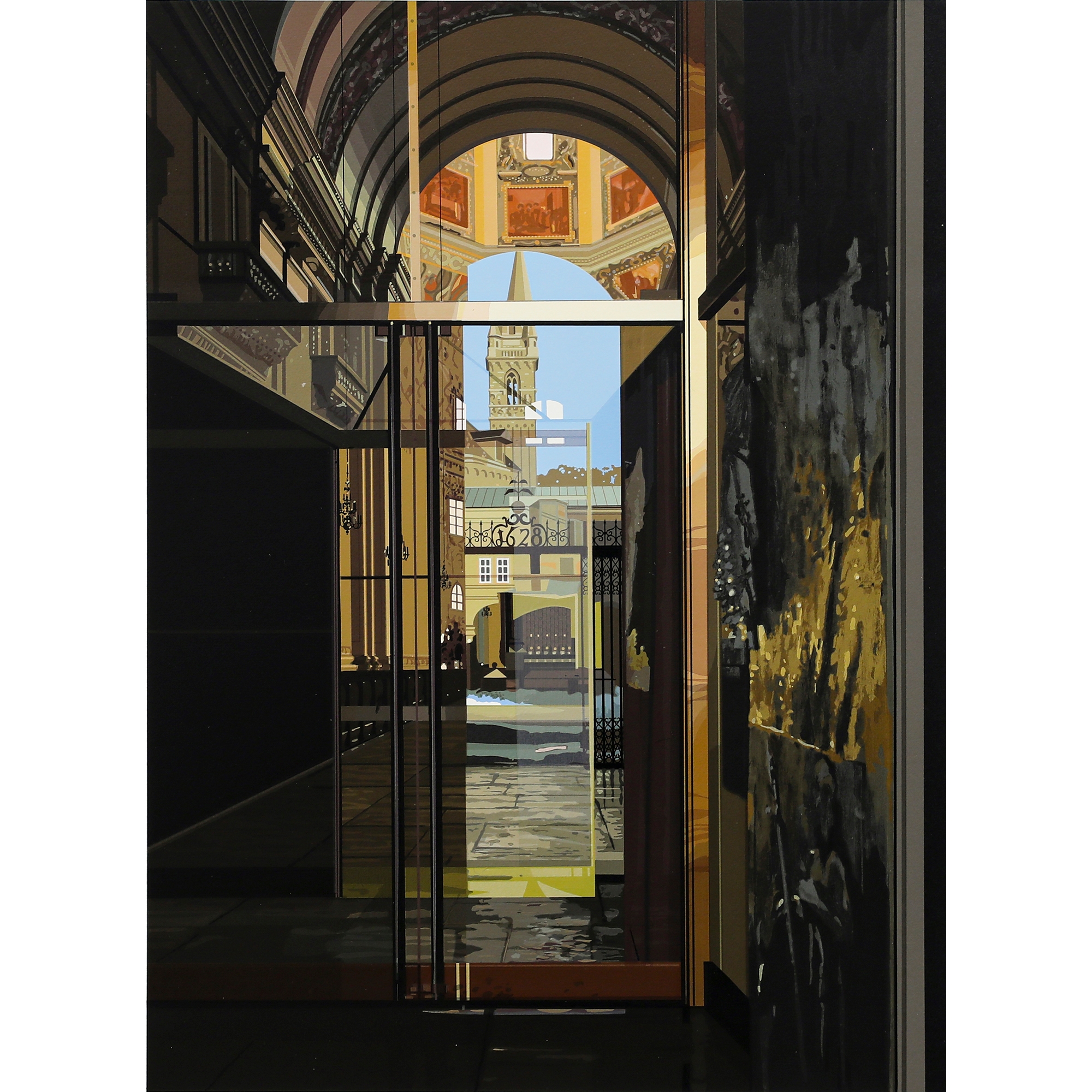 Richard Estes | SALZBURG CATHEDRAL (1982) | MutualArt