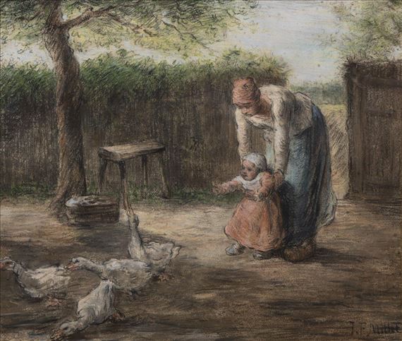 Jean-François Millet | The First Steps | MutualArt