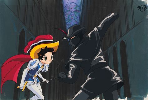 Osamu Tezuka | Princess Knight - Assassin in Black (Circa 1980) | MutualArt