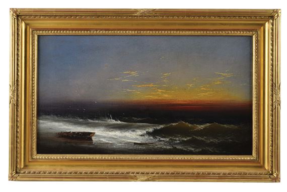 James Hamilton | Coastal Shipwreck (Circa 1865) | MutualArt