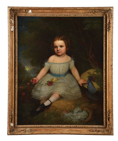 John Wesley Jarvis | Portrait of Clara Sinclair (Circa 1825) | MutualArt