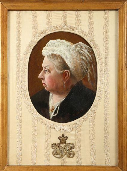 Frank Holl | Portrait of Queen Victoria (1877) | MutualArt