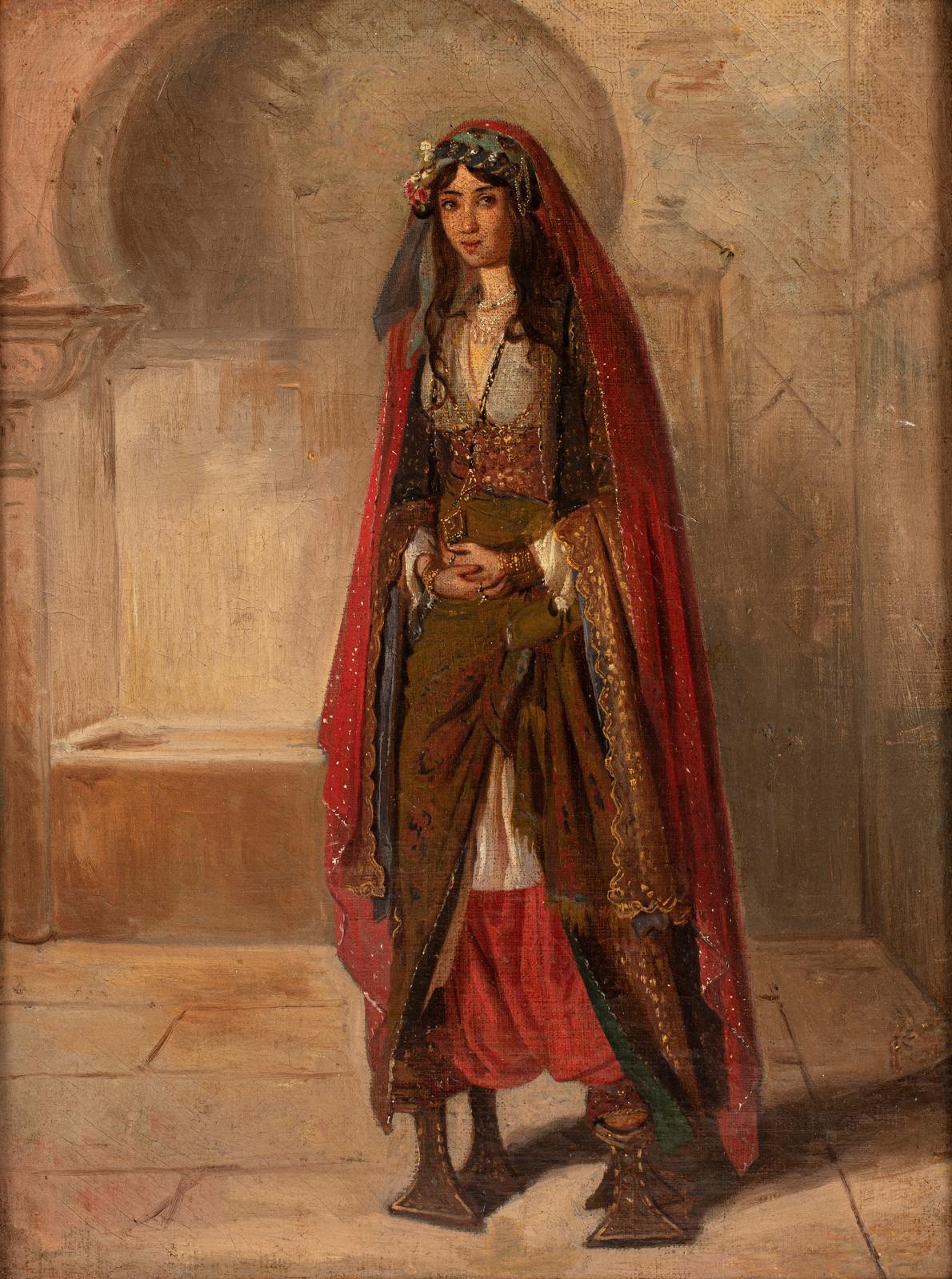 Colin Alexander | Jeune orientale aux soques de hammam | MutualArt