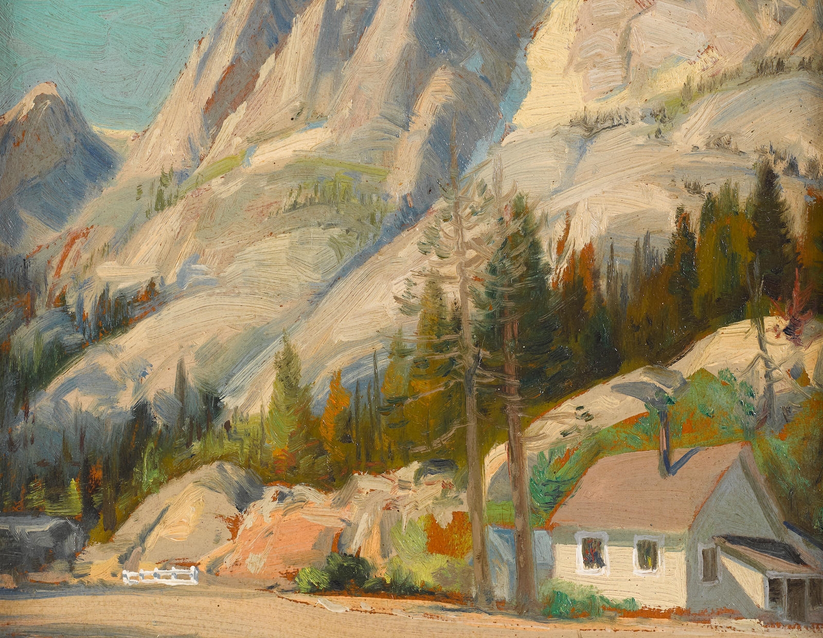 Alfred R. Mitchell | Two works: Old Pennsylvania Bridge; At Rush Creek ...