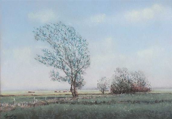 Wilfred J. Haughton | LANDSCAPE, BALLYMENA | MutualArt