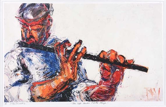 John Brian Vallely | THE LEFT HANDED FLUTE PLAYER | MutualArt