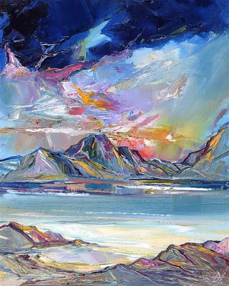 Douglas Hutton | SUNSET, CONNEMARA | MutualArt