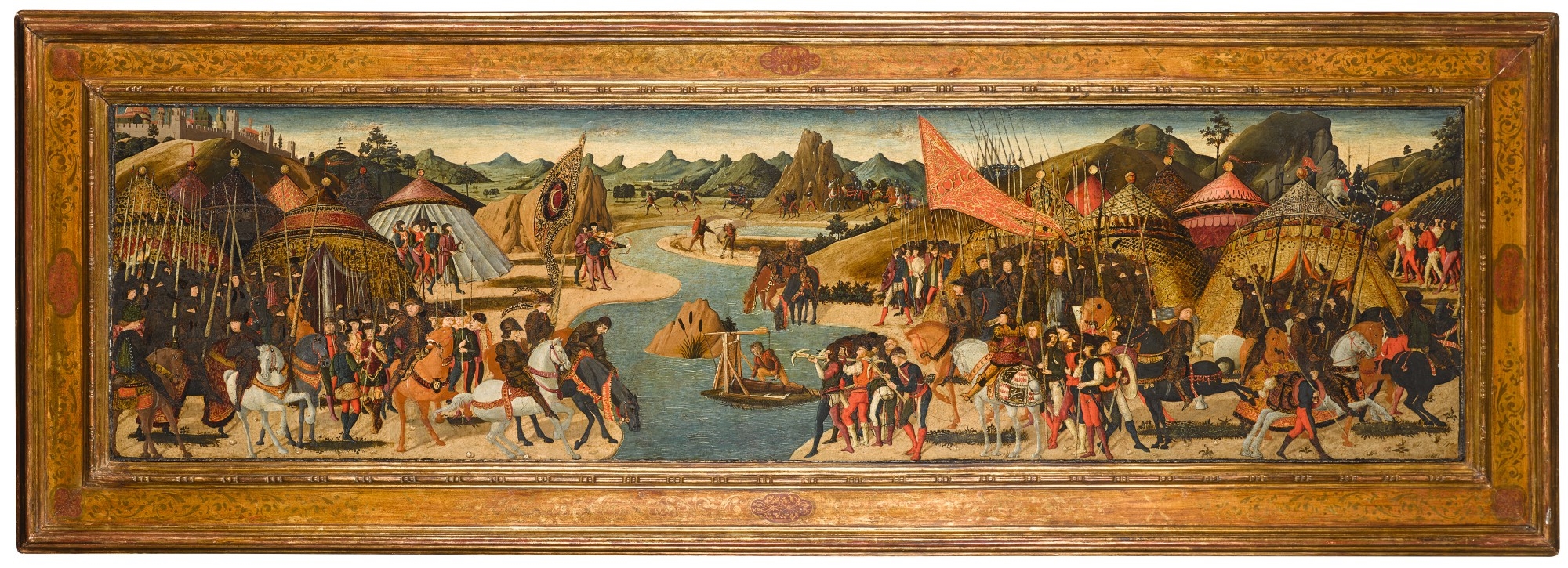 Paolo Uccello | BATTLE ON THE BANKS OF A RIVER, PROBABLY THE BATTLE OF ...