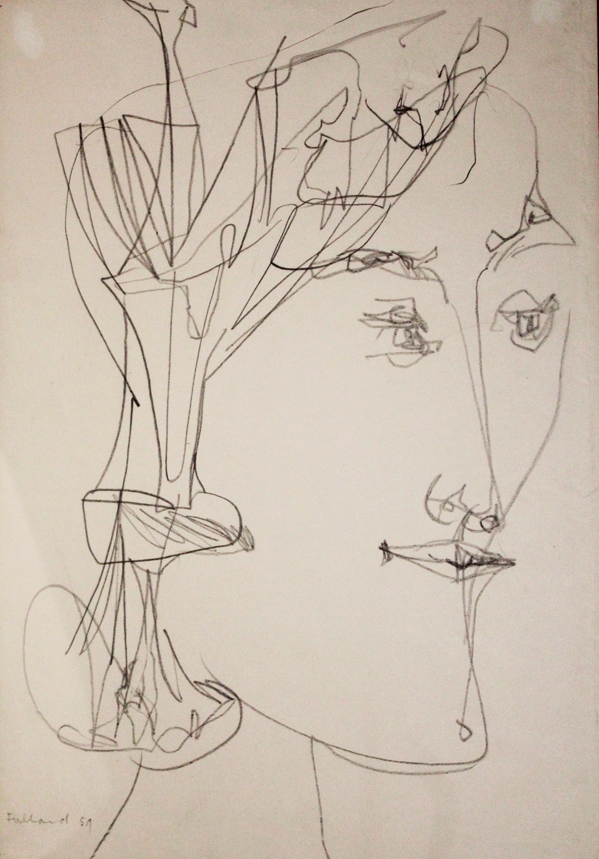 George Fullard | HEAD STUDY (1959) | MutualArt