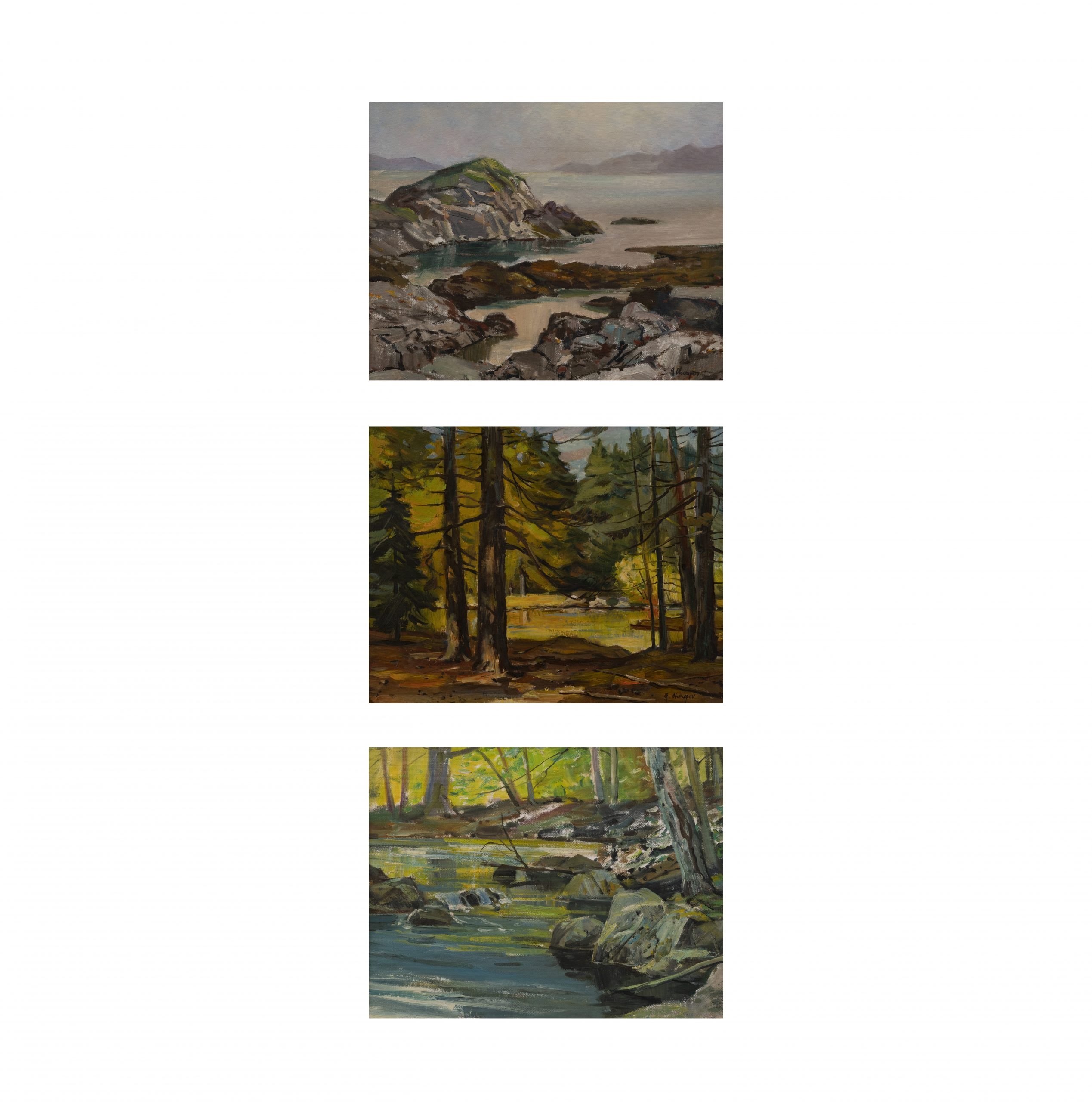 George Cherepov | Three works: outdoor scenes | MutualArt