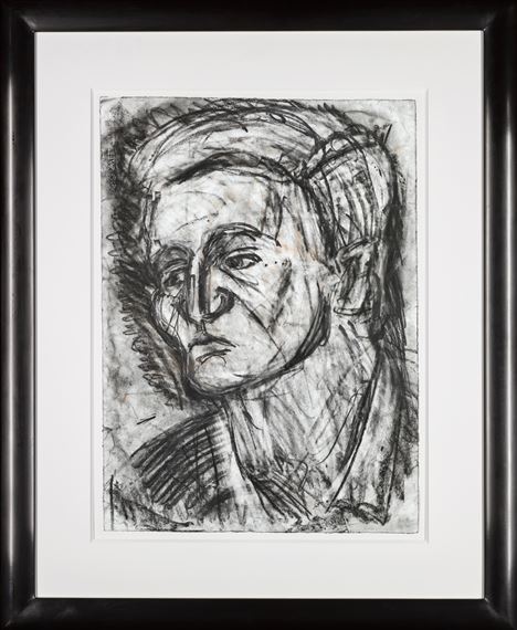 Leon Kossoff | HEAD OF JOHN LESSORE (Circa 1988) | MutualArt
