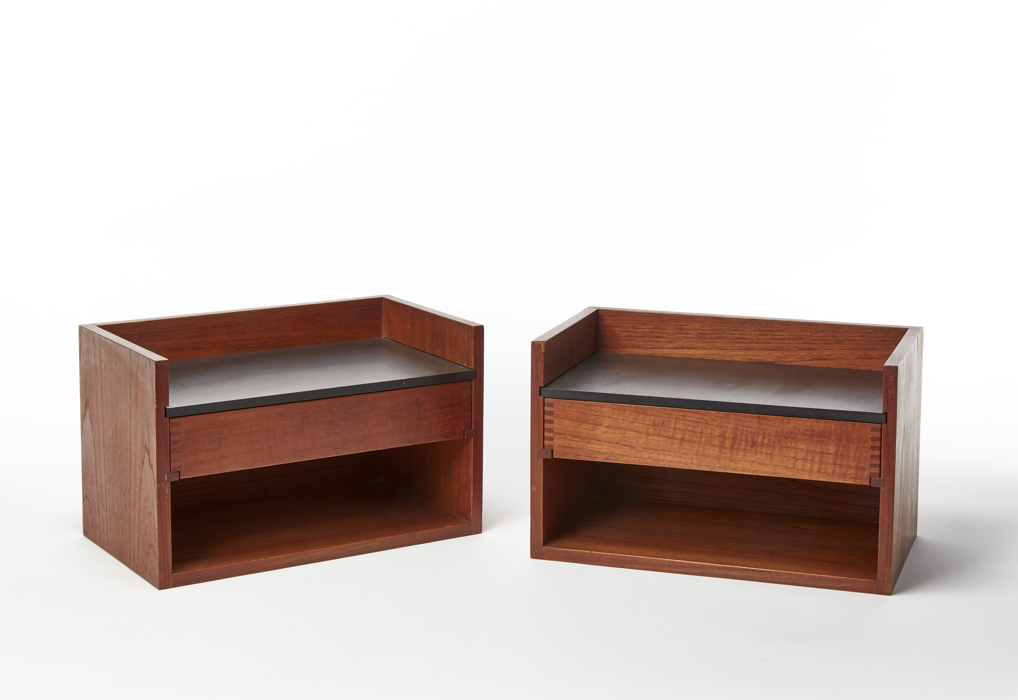 Roberto Poggi | Two works: hanging bedside table with one drawer and an ...