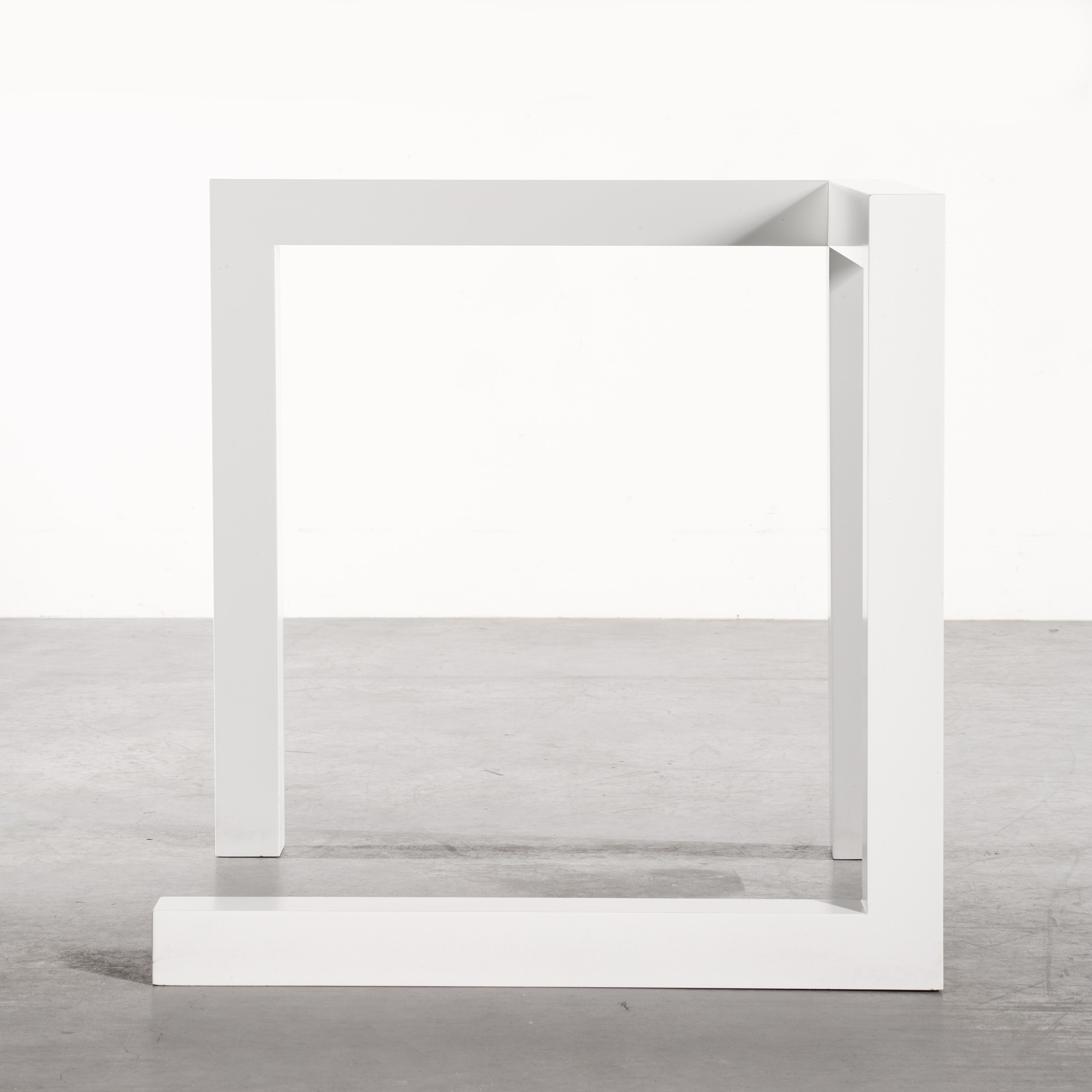Sol LeWitt | INCOMPLETE OPEN CUBE NO. 6/17 (1974) | MutualArt