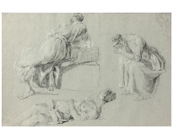 French School, 19th Century | Etude de personnages | MutualArt