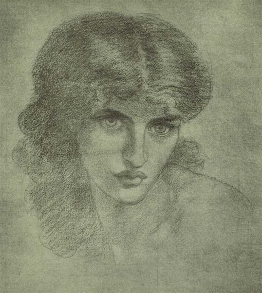 Dante Gabriel Rossetti | The Salutation of Beatrice (Circa 1890 ...