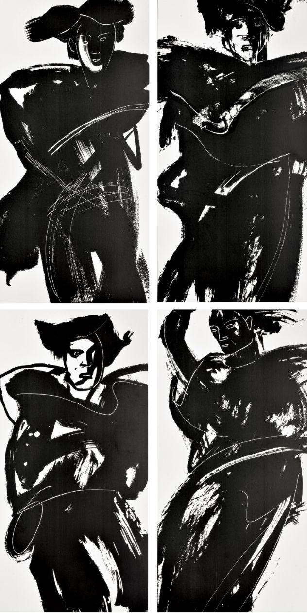 Ben Cabrera | A lot of four ceramic tiles from the 32 Variations of ...