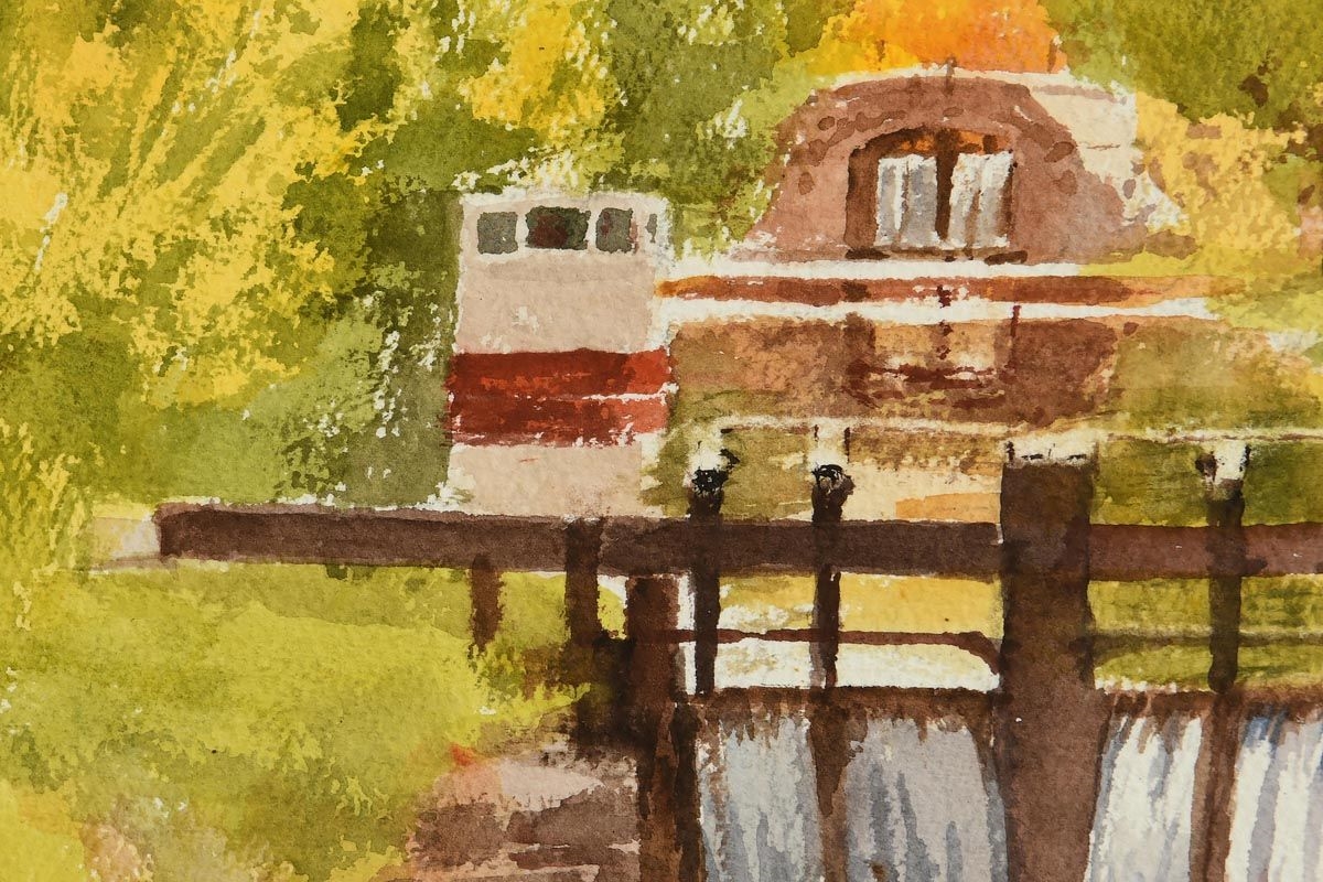 Nisbet Tom | Canal at Baggot Street | MutualArt