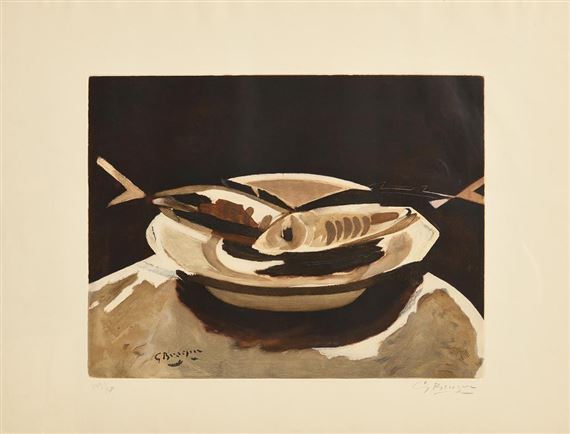 Georges Braque | Still Life With Fish | MutualArt