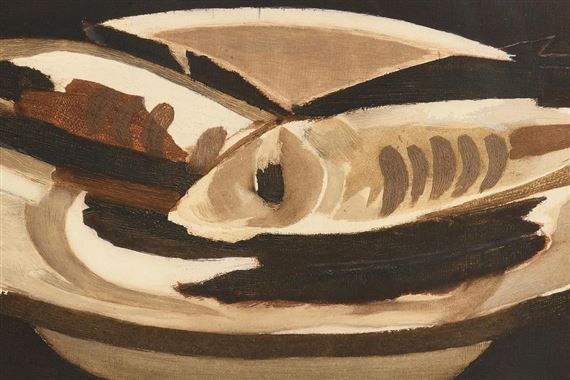 Georges Braque | Still Life With Fish | MutualArt