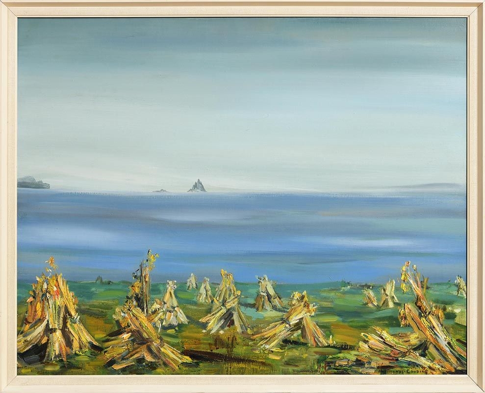 Maria Simonds-Gooding | Wheat Sheaves and Skellig Michael | MutualArt