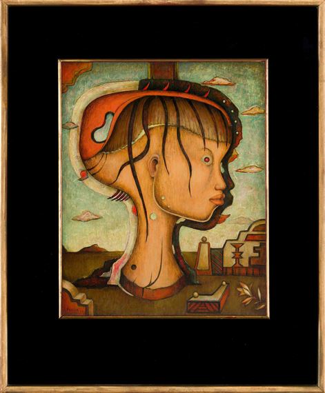Alexis Preller | African Head (1953) | MutualArt
