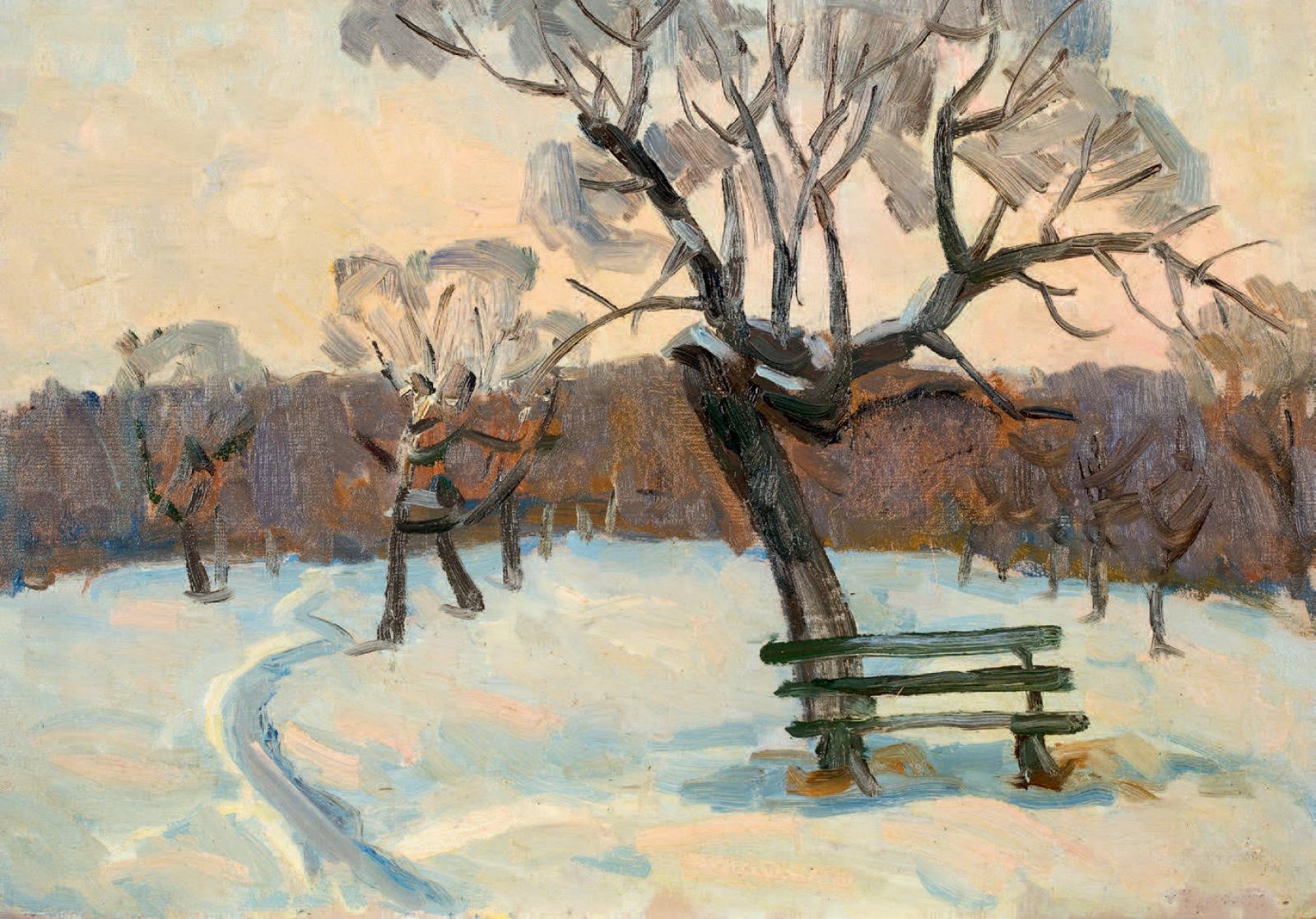 Yuri Yurovsky | Winter Landscape | MutualArt