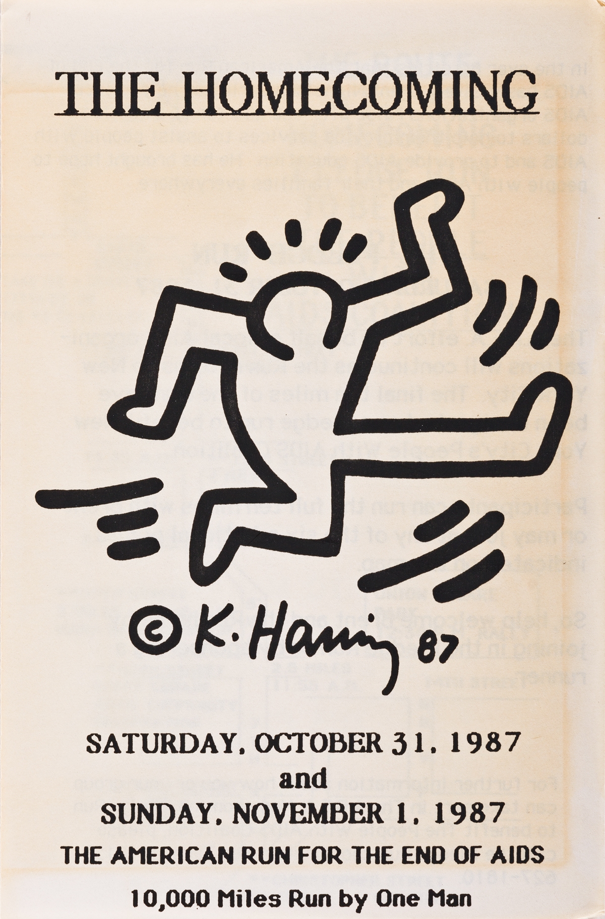 Keith Haring | Group of 25 Keith Haring gallery cards and handouts ...