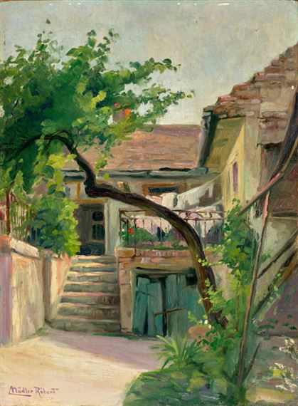 Robert Nadler | The inner yard | MutualArt