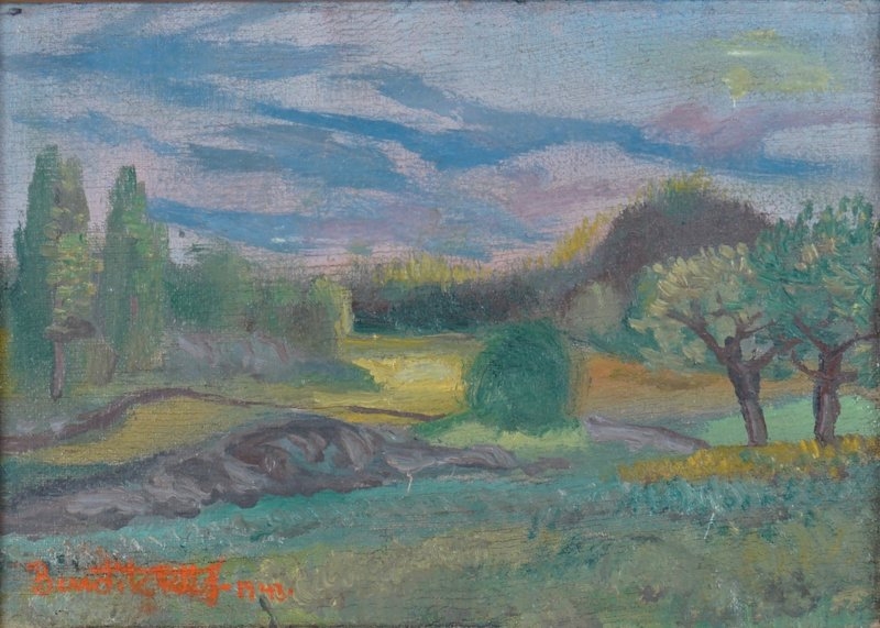 Bendik Riis | Landskap (1943) | MutualArt