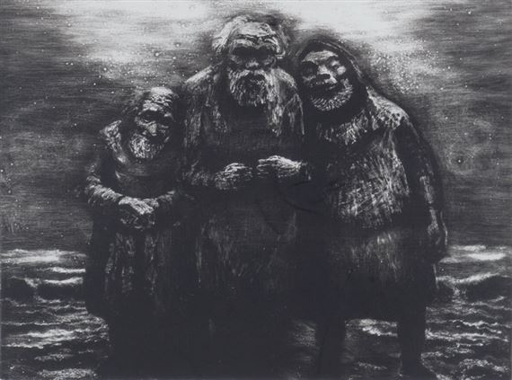 Kaare Espolin Johnson | De tre hellige gamle menn | MutualArt