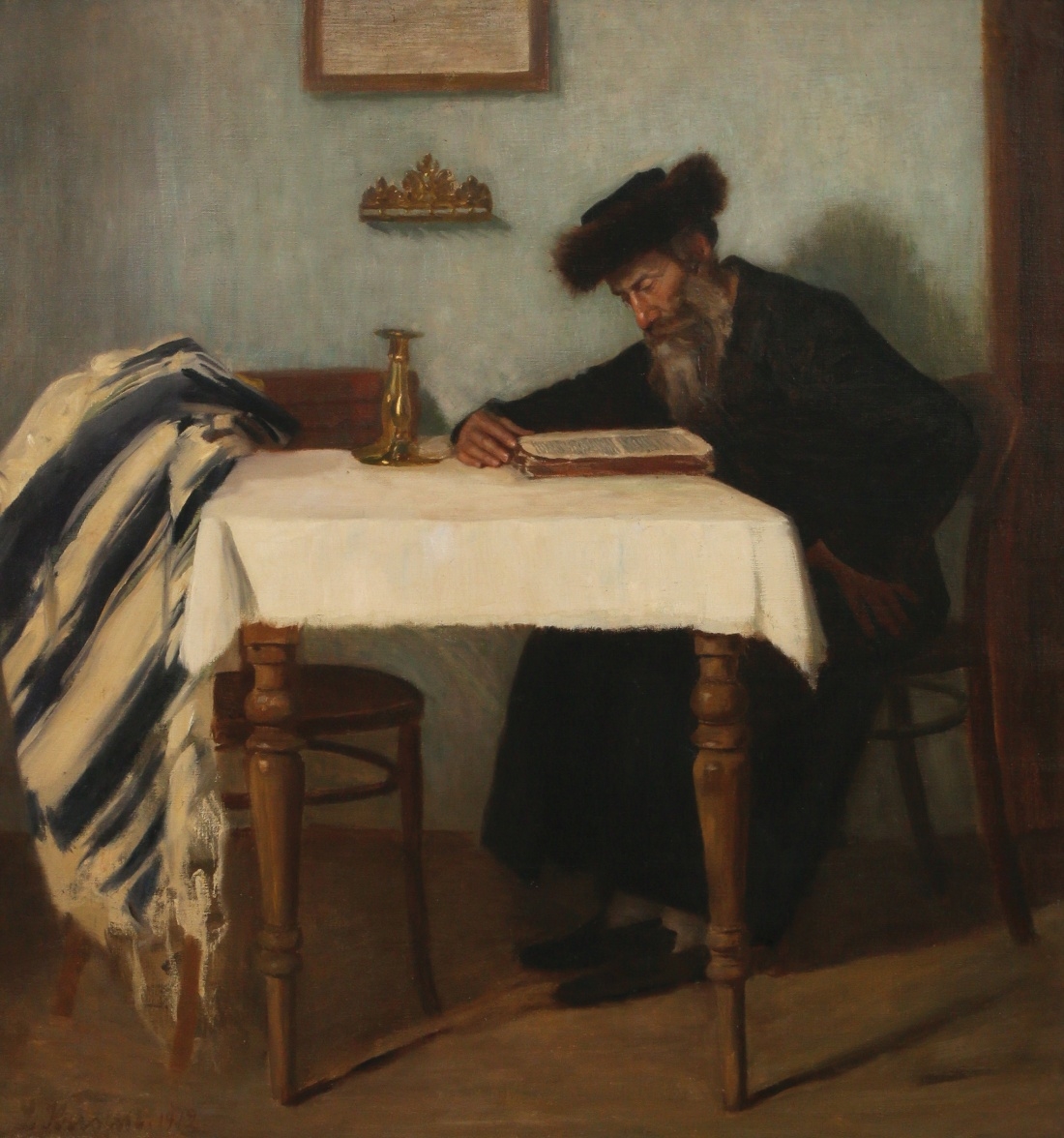 Lazar Krestin | Learning Torah | MutualArt