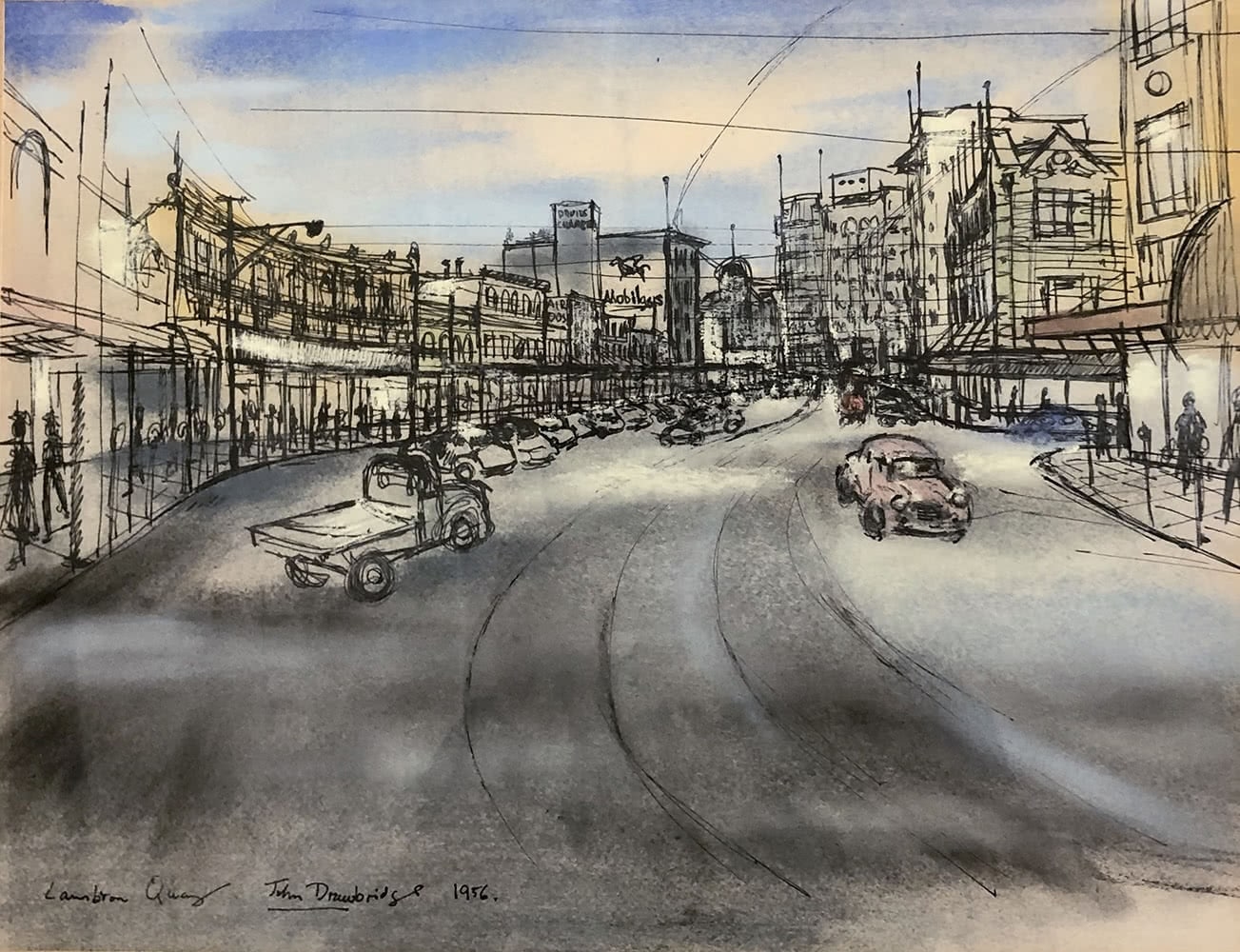 John Drawbridge | Lambton Quay (1956) | MutualArt