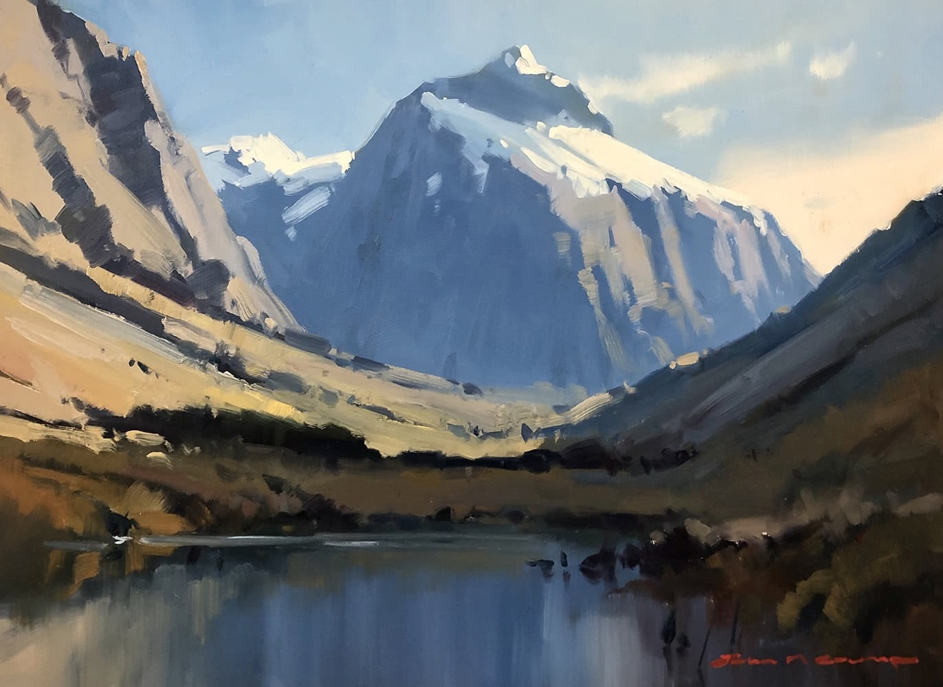 John Crump | Mt Talbot, On the Road to Milford | MutualArt