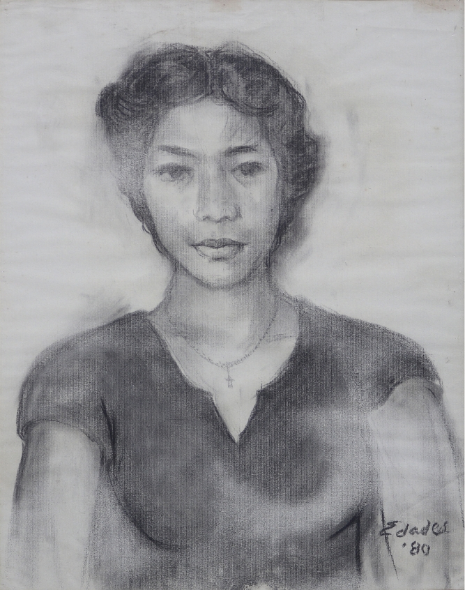 Victorio Edades | Portrait (1980) | MutualArt
