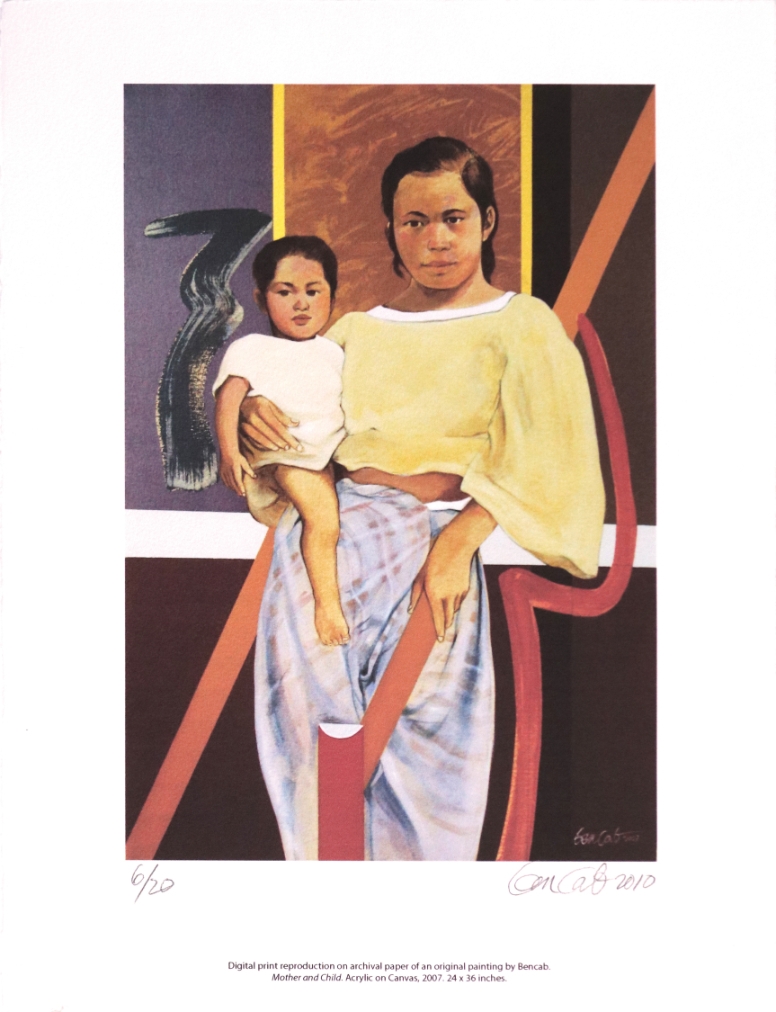 Ben Cabrera | Servant with Chopsticks (Larawan Series) (2010) | MutualArt