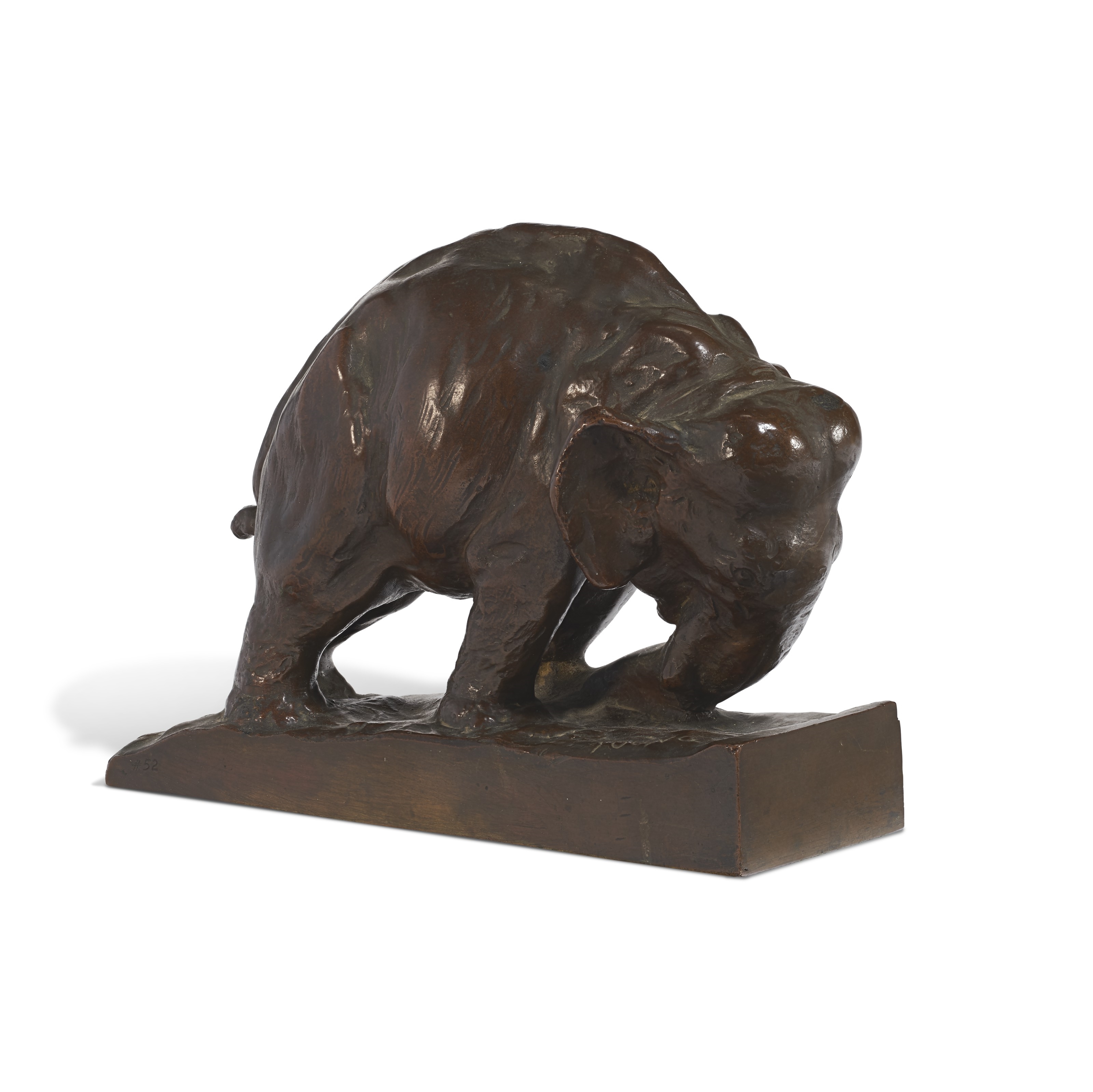 Mahonri Mackintosh‏ Young | 'Elephant': A Pair of Bookends | MutualArt