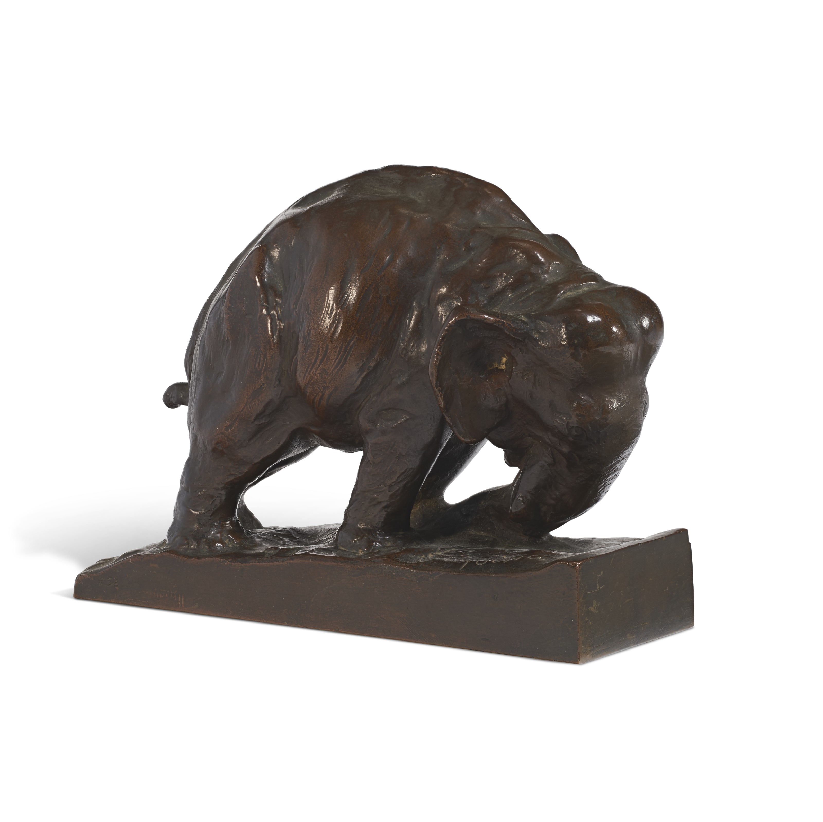 Mahonri Mackintosh‏ Young | 'Elephant': A Pair of Bookends | MutualArt