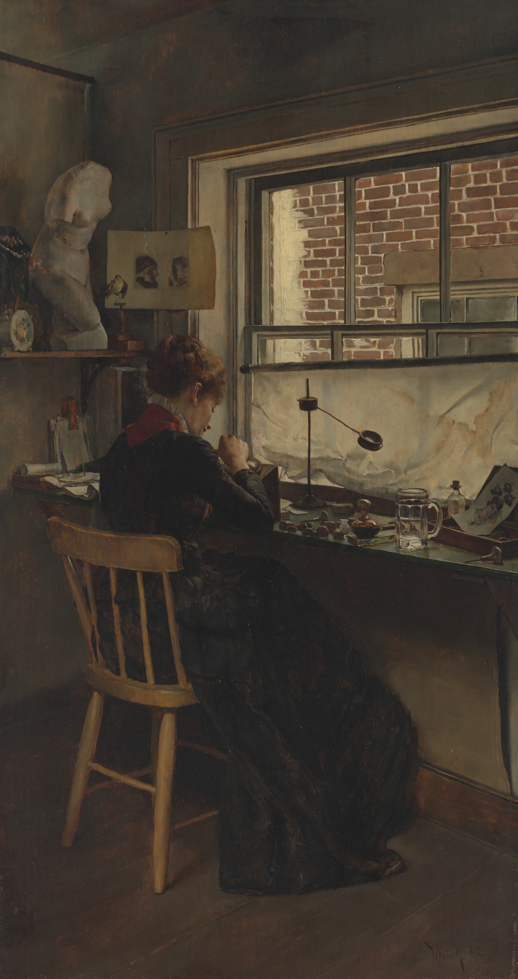 Charles Frederick Ulrich | The Wood Engraver (1882) | MutualArt