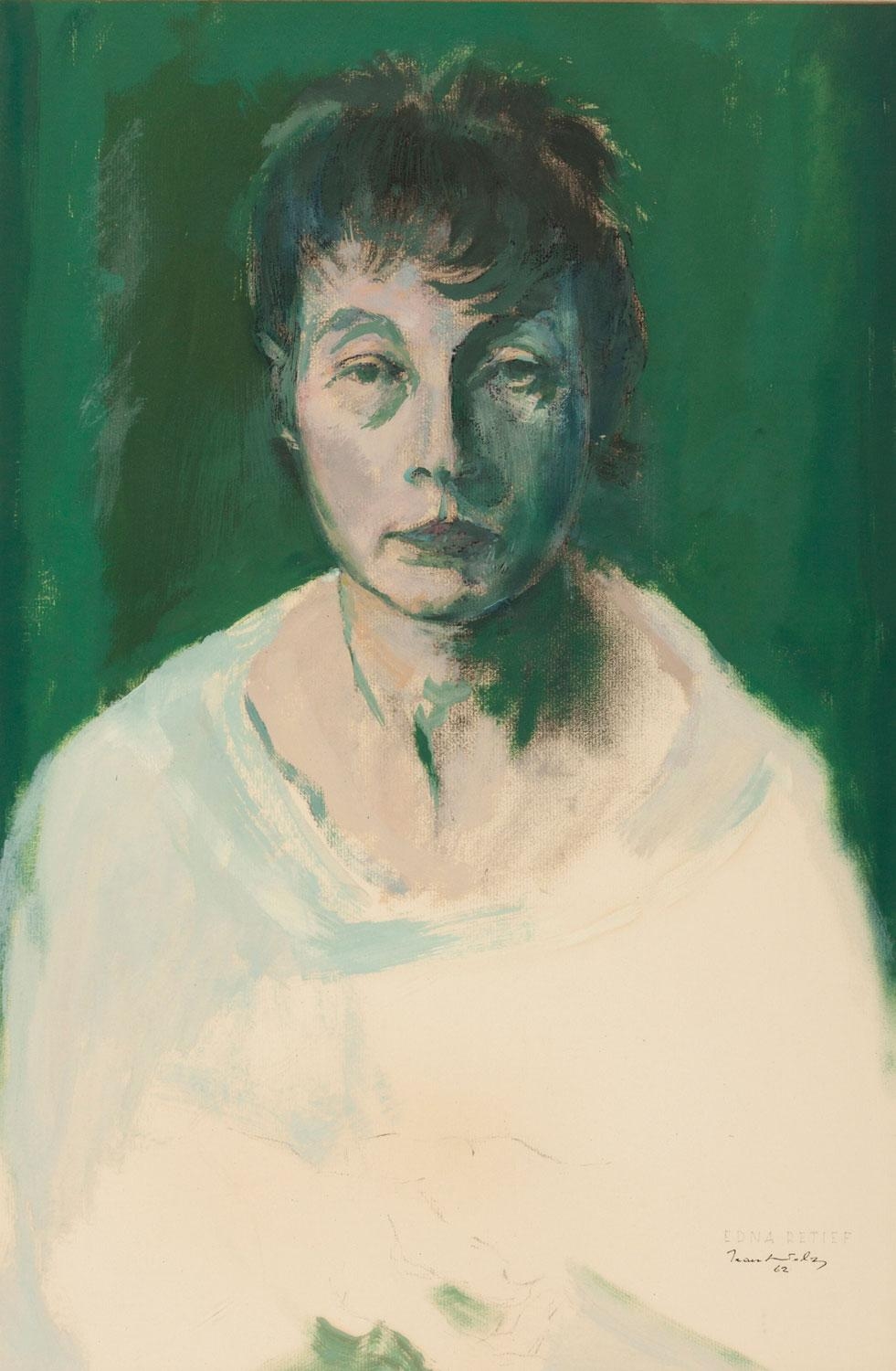 Jean Max Friedrich Welz | PORTRAIT OF EDNA RETIEF (1962) | MutualArt